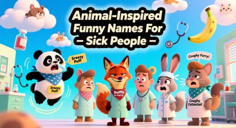 700+ Funny Names for Sick People: Hilarious Sick Nicknames & Funny ...
