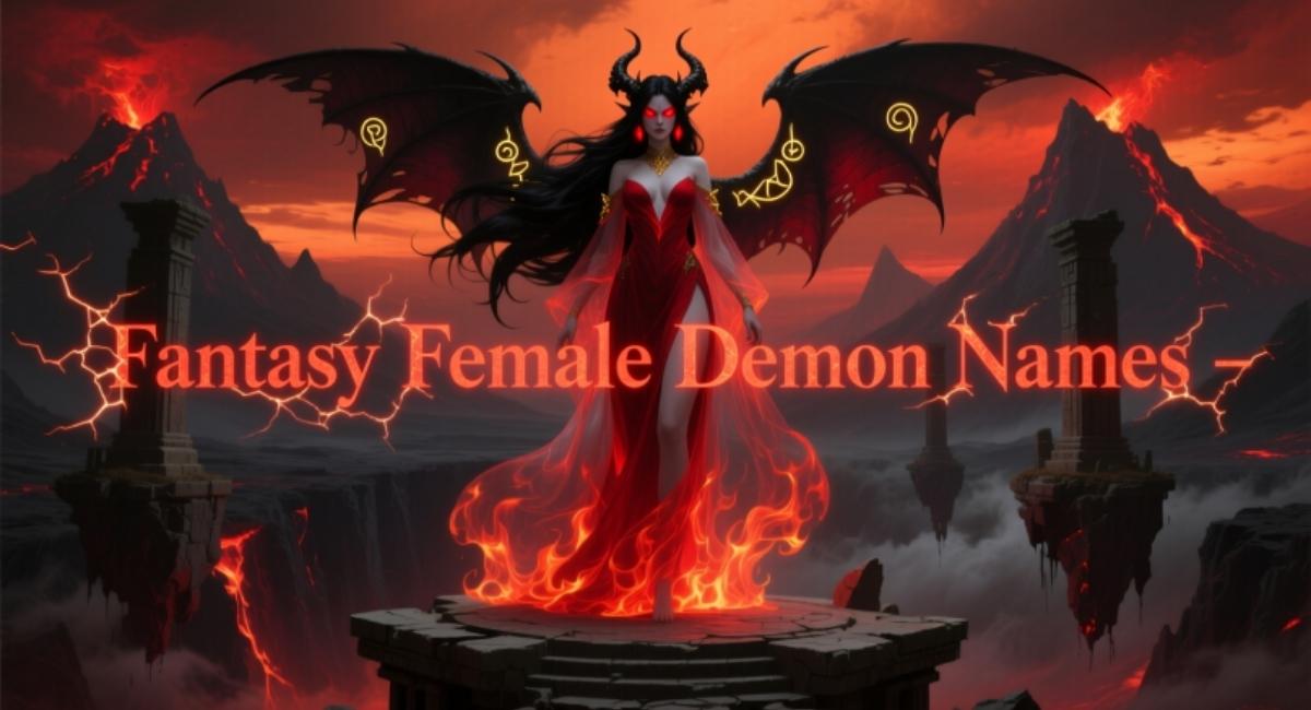 Female Demon Names: Funny, Cute, Powerful & Unique for Stories & Games