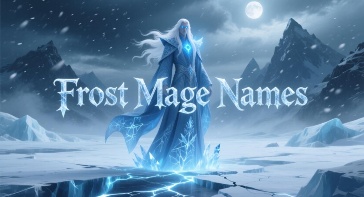 Frost Mage Names: Unique, Funny, Cute & Powerful Names for Your Character