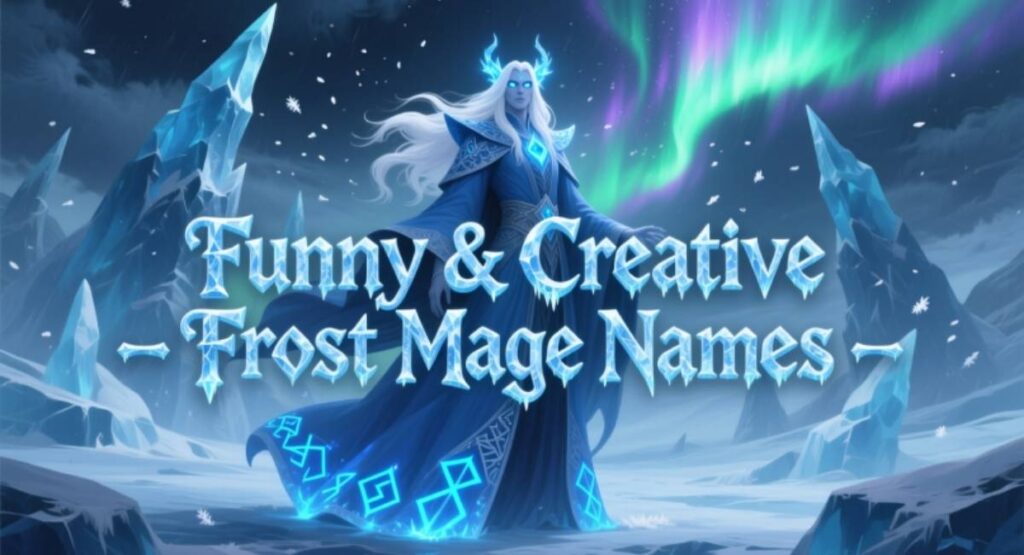 Frost Mage Names: Unique, Funny, Cute & Powerful Names for Your Character